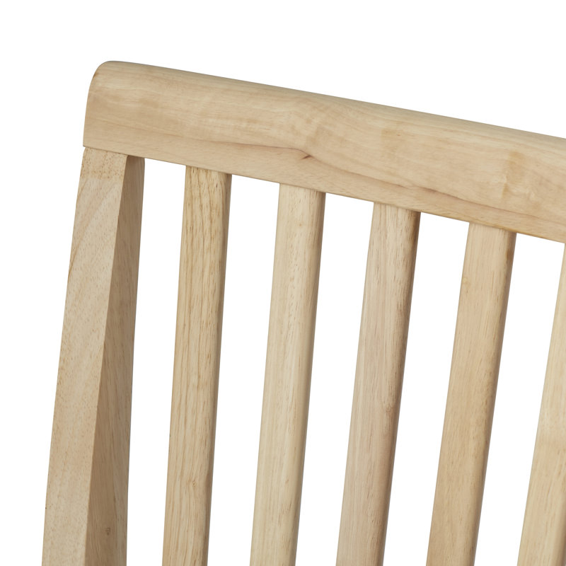 Mistana™ Lynn Solid Wood Slat Back Side Chair In Unfinished And Reviews